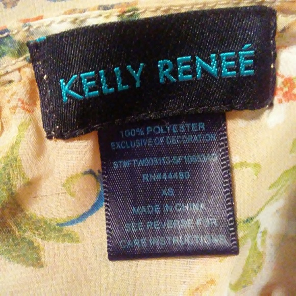Kelly Renee | Tops | Kelly Renee Top Sheer Floral Long Sleeve Boho ...